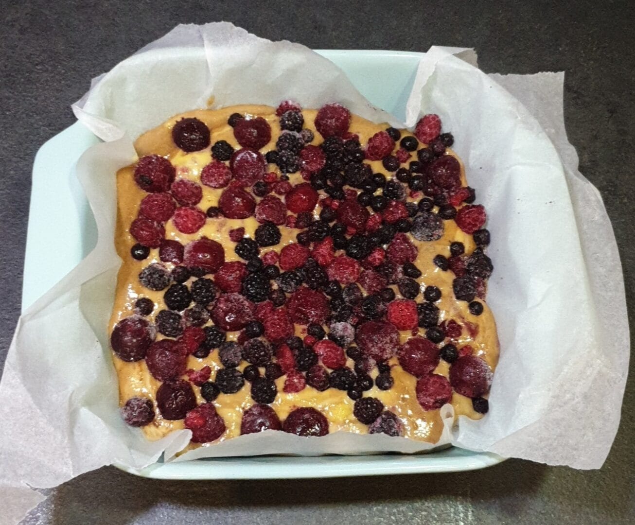 BUBLANINA AUX FRUITS ROUGES Une recette de gâteau excellente