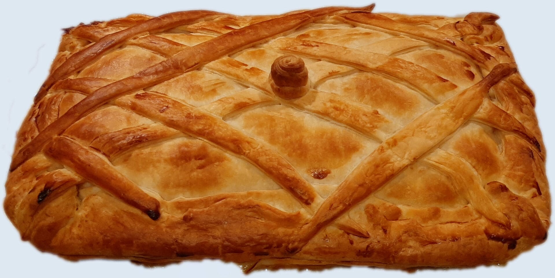 Recette feuillantine comtoise maison. Un feuilleté jambon béchamel comté