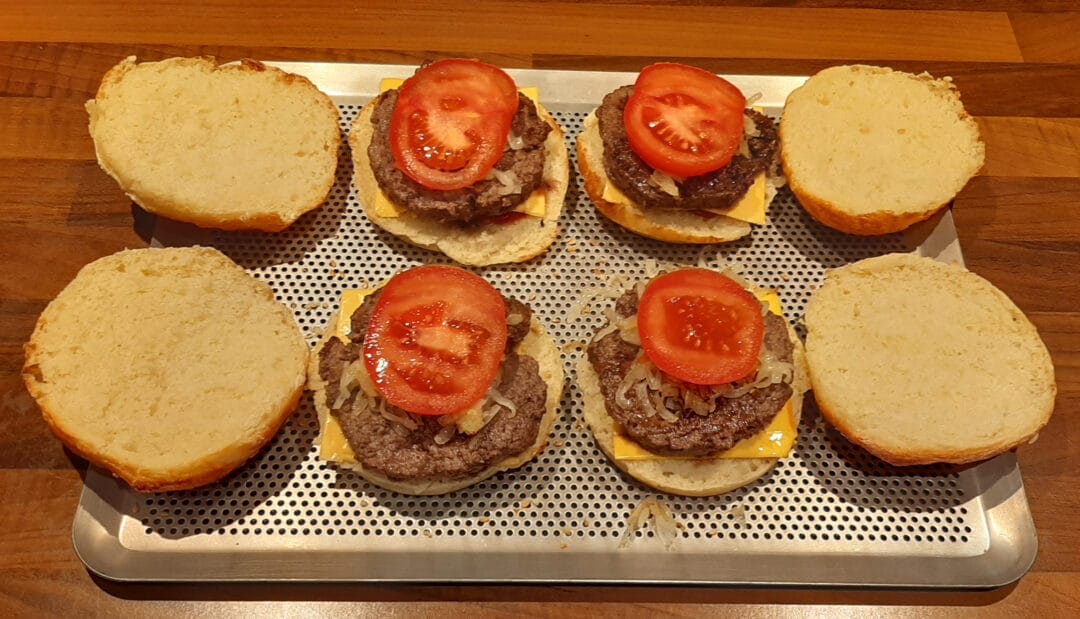 Véritables hamburgers maison Recette excellente d'hamburger