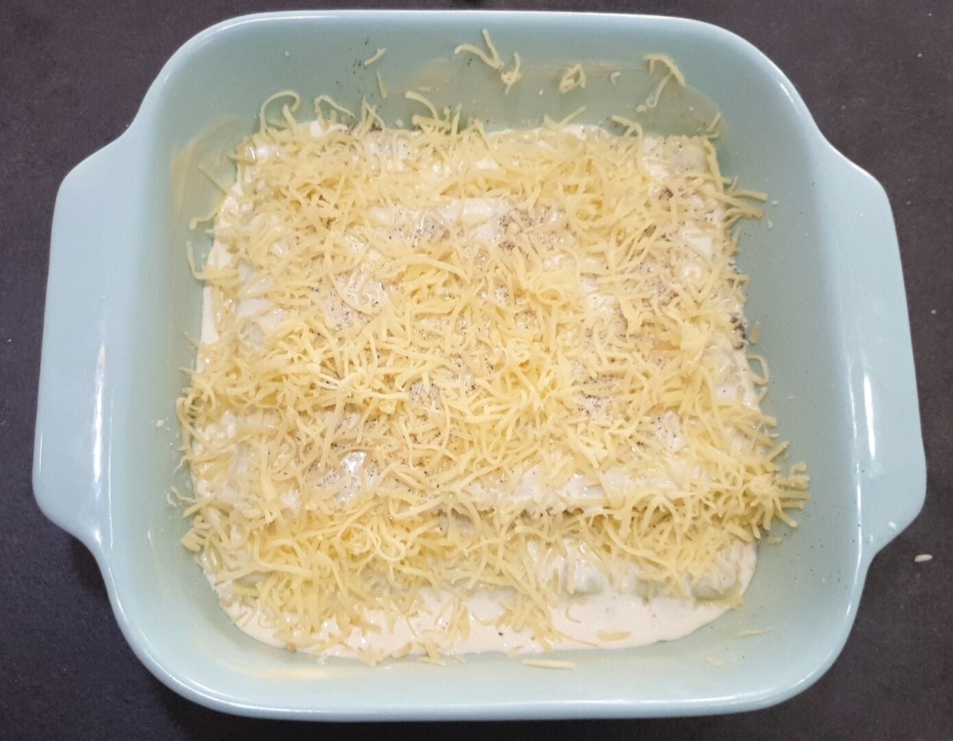 Gratin de ravioles du Dauphiné au comté. Recette excellente de la Drôme