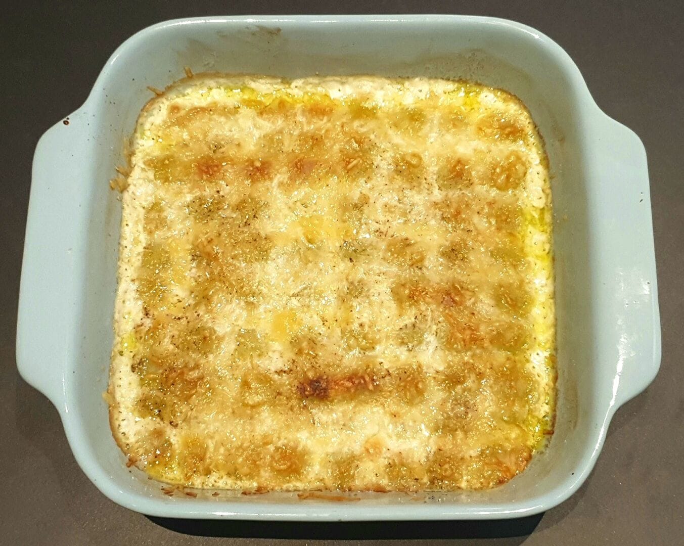 Gratin de ravioles du Dauphiné au comté. Recette excellente de la Drôme