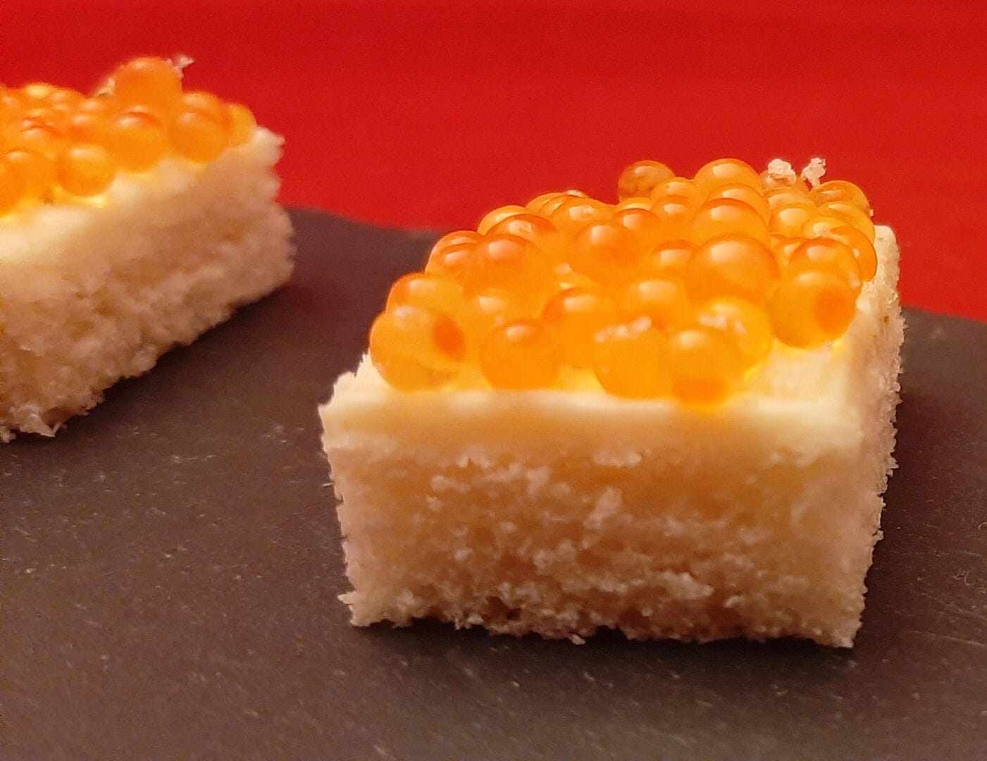 Toast apéritif froid facile au œufs de truite. Une idée de recette ...