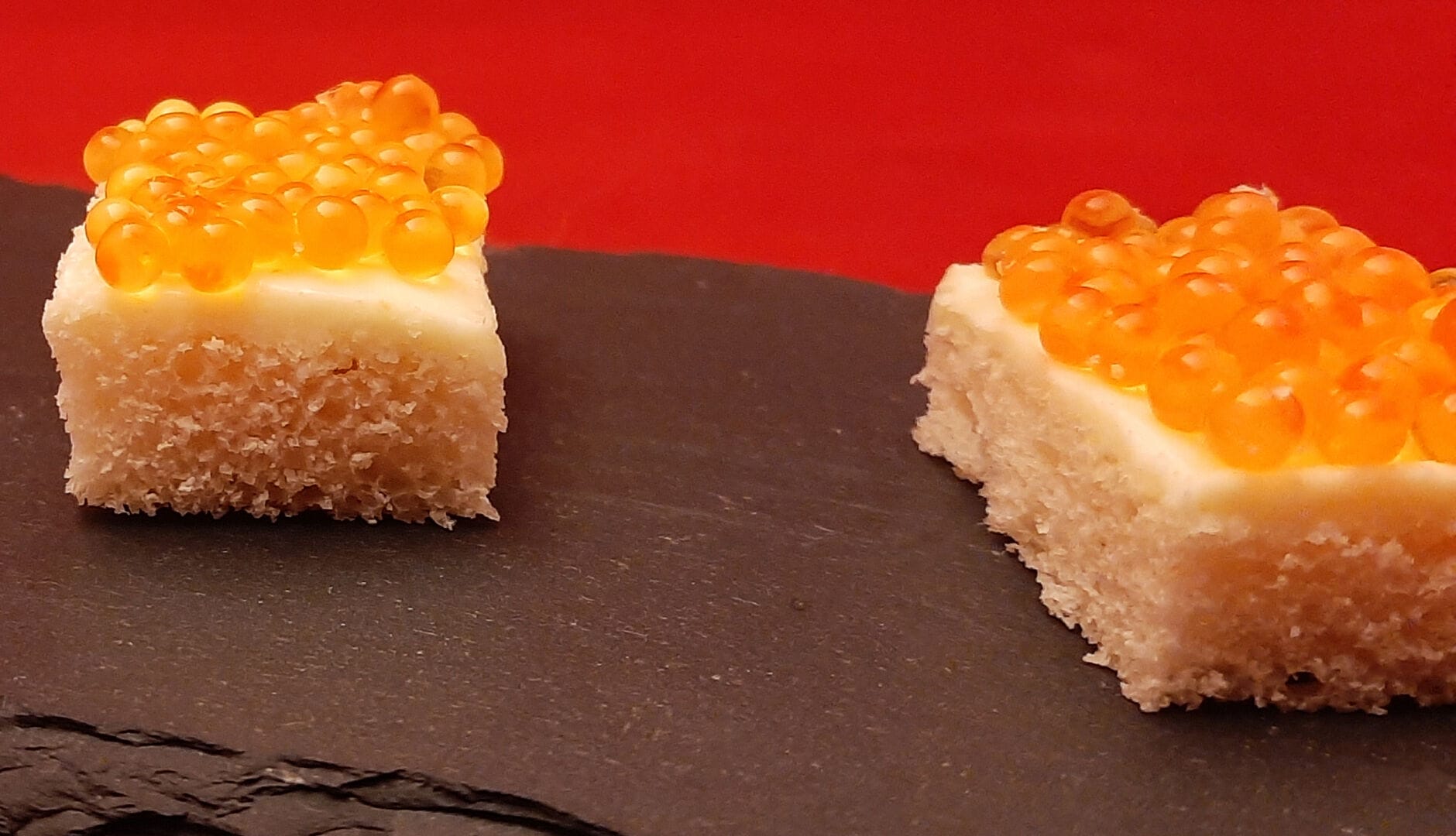 Toast apéritif froid facile au œufs de truite. Une idée de recette ...