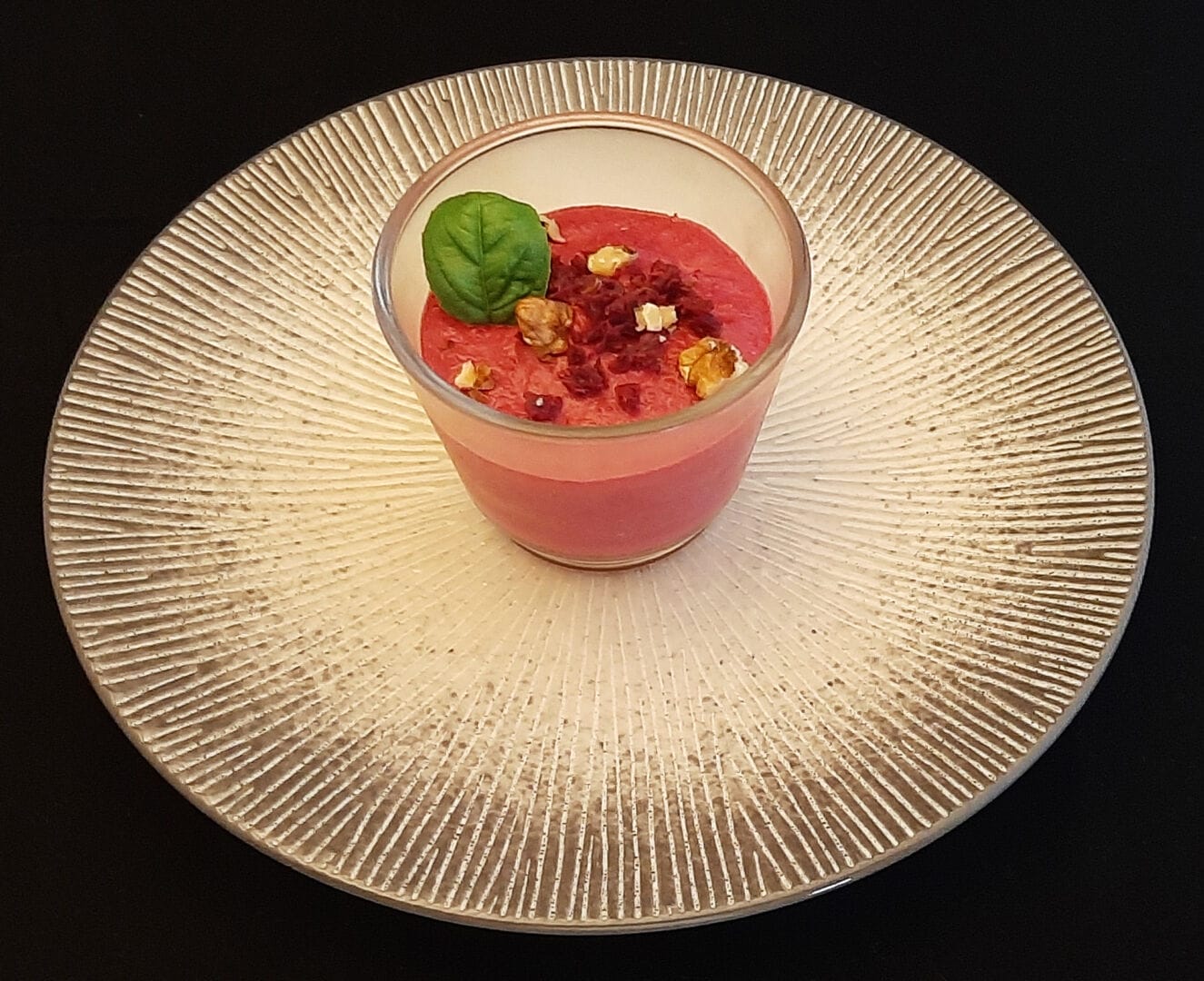 Verrine betterave St Môret. Une recette pour un apéro chic et rapide