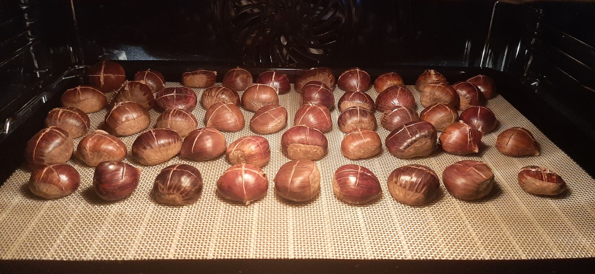 Cuisson des châtaignes au four. Voici comment faire