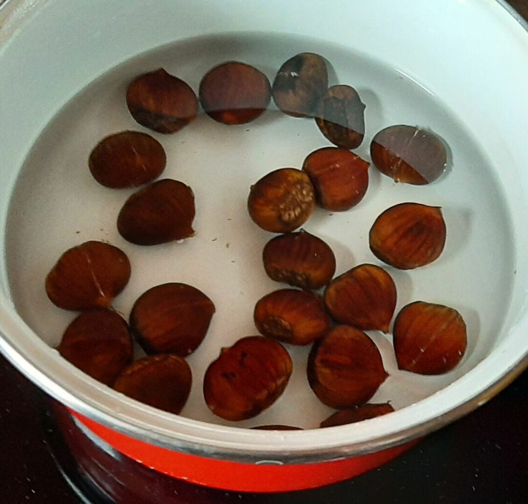 Cuisson des châtaignes à l'eau. Voici comment faire