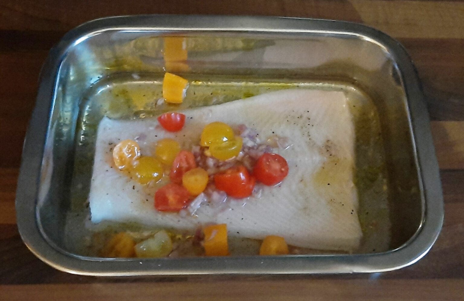 Filet de flétan noir au four. Recette de poisson de mer gourmande