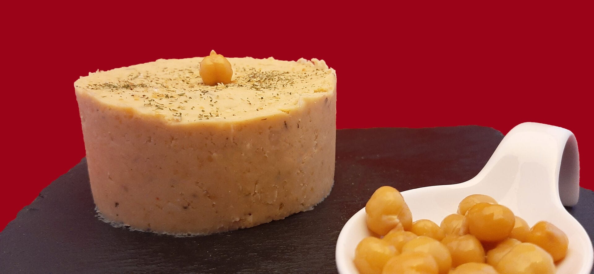 Purée de pois chiches chaude. Recette sans pomme de terre