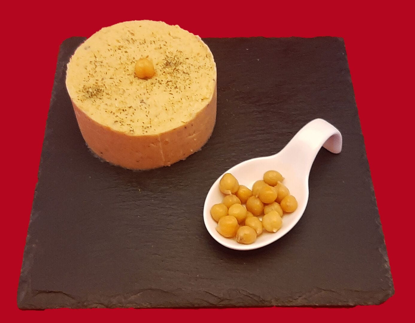 Purée de pois chiches chaude. Recette sans pomme de terre