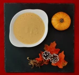Giraumon en velouté. Une recette de courges et pommes de terre.
