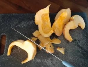 Giraumon en velouté. Une recette de courges et pommes de terre.