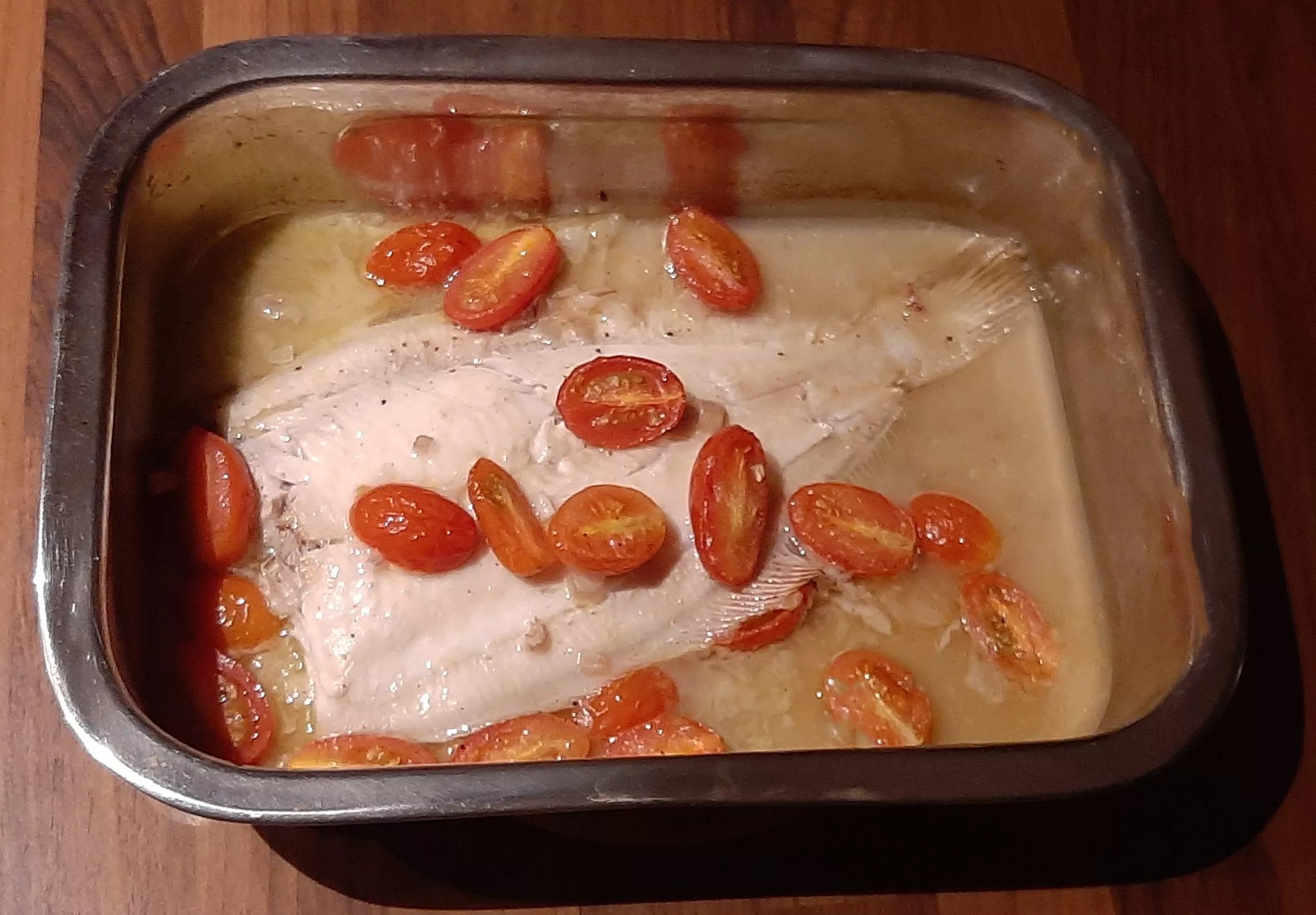 Limande-sole au four. Une recette de poisson plat économique.