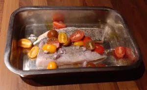 Filet de merlu au four. Une recette de poisson de méditerranée
